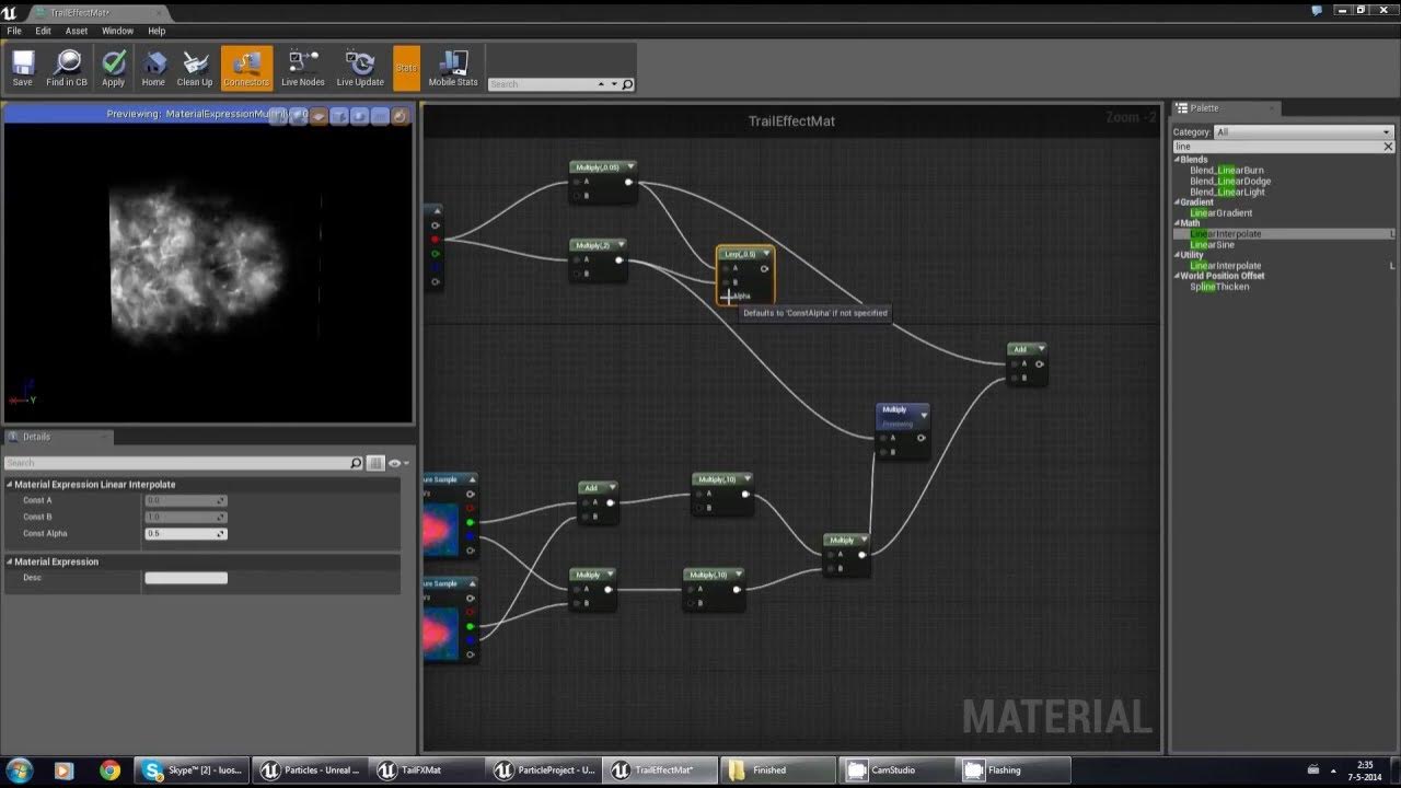 How to: Mesh based particle for UE4 part 3 - Materials - YouTube