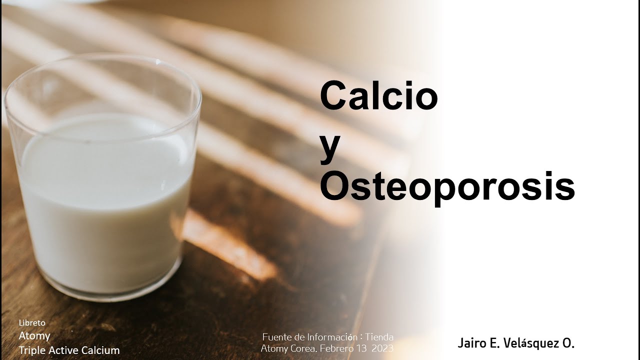 TRI ACTIVE CALCIUM, Problemas de Osteoporosis ? - YouTube