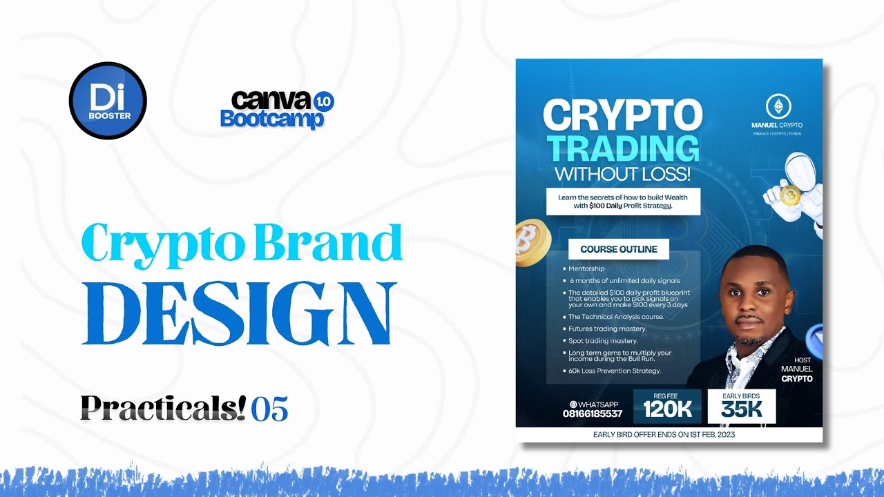 How To Design a Crypto Flyer Design on Canva 💯 #crypto #canva # ...