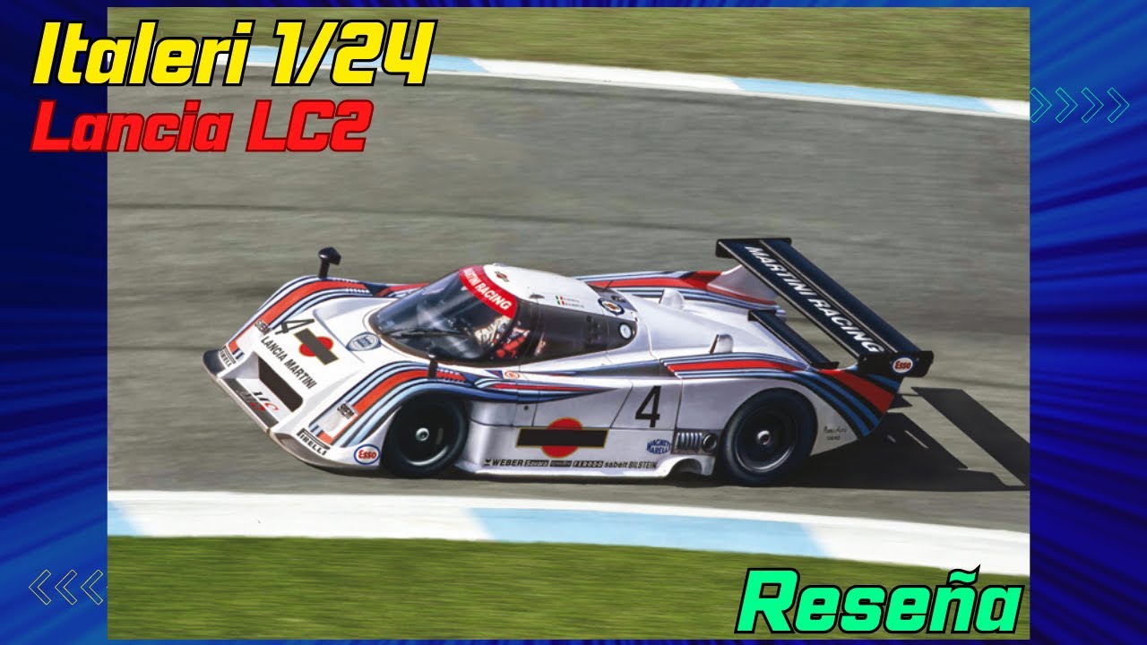 Italeri 1/24 lancia LC2 - YouTube