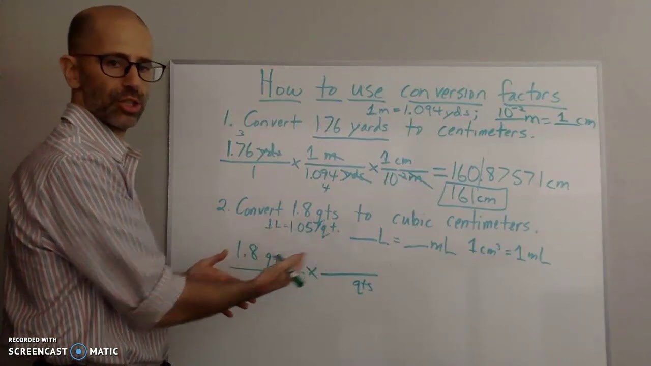 How To Use Conversion Factors Youtube