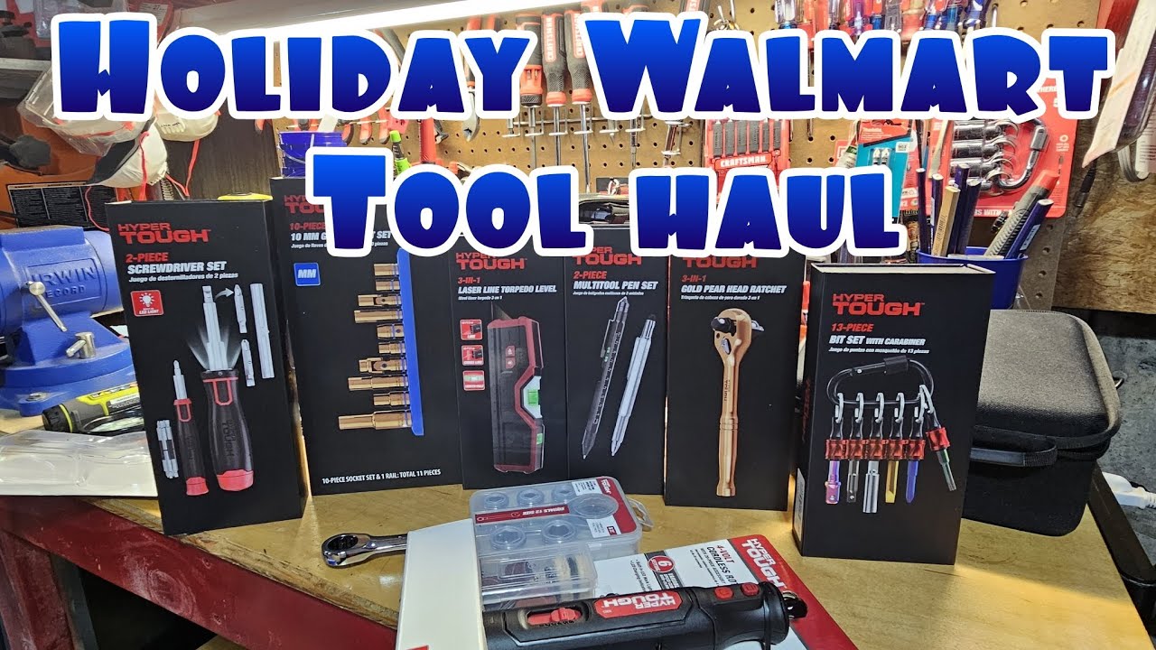 Holiday Walmart tool haul! - YouTube