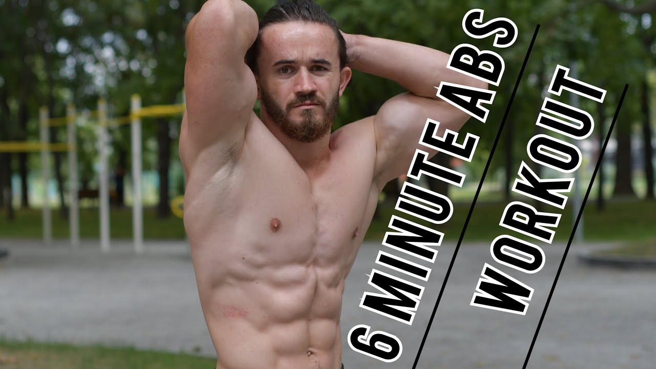 ABS WORKOUT 6 minute. WORKOUT at HOME - YouTube