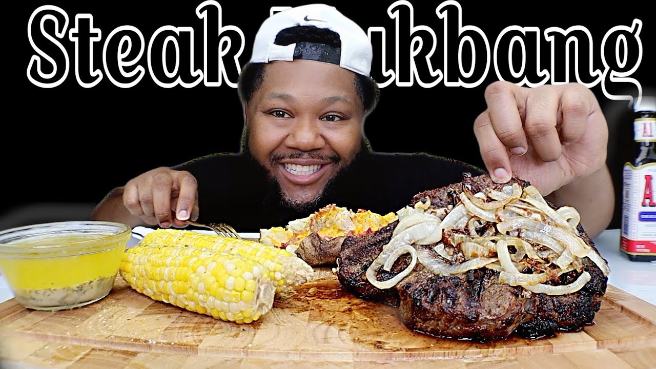 Steak Mukbang - YouTube