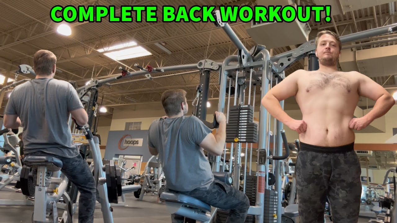 FULL BACK WORKOUT FOR A WIDER & BIGGER BACK! 🔥 CUTTING SEASON EP 57 🔥 ...