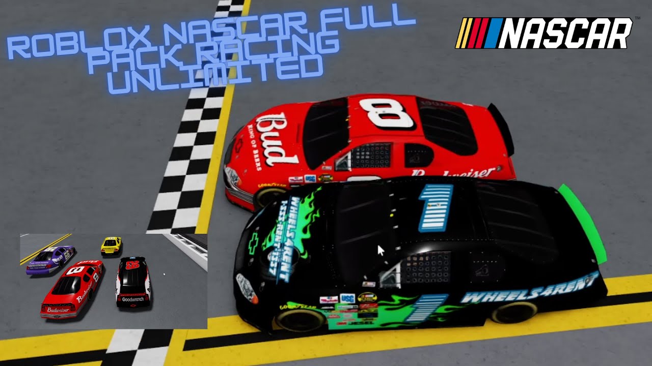 Roblox NASCAR Full Pack Racing Unlimited // Random moments with friends ...