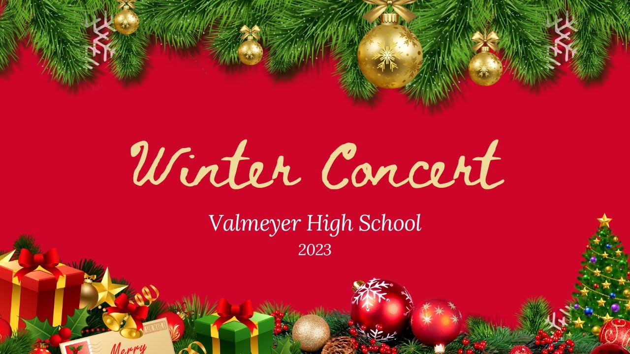 Valmeyer High School Winter Concert 2023 - YouTube