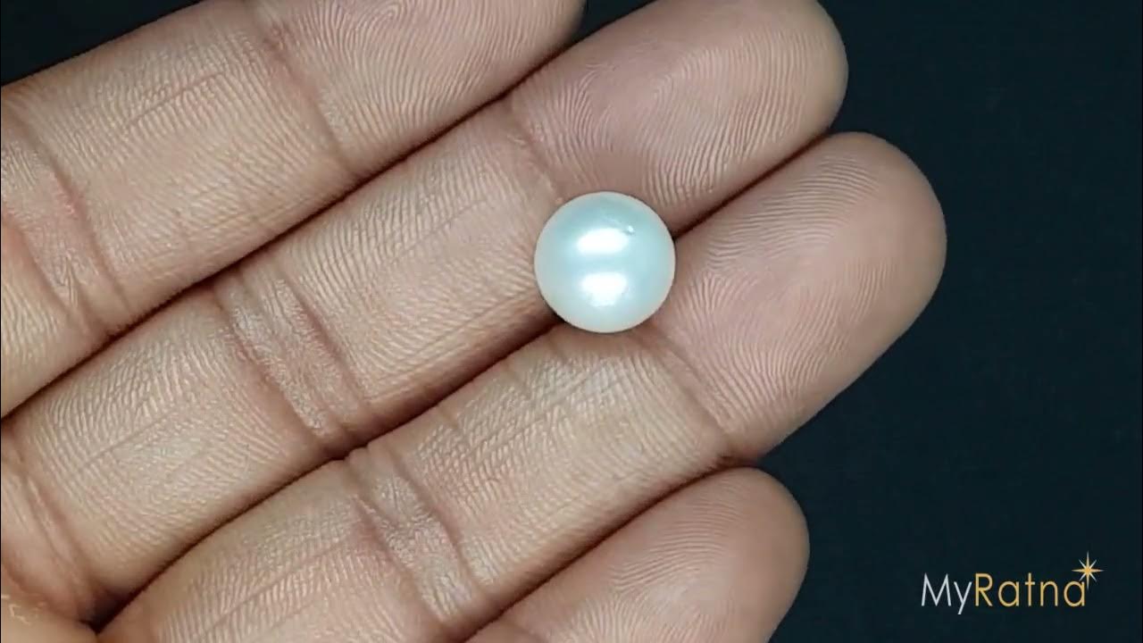 Original Natural Pearl Gemstone | Natural Moti Ratna | Myratna | 8.12 Carat | SSP-8849 - YouTube