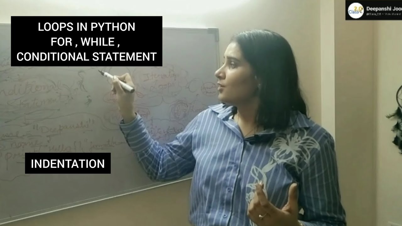 Day 18100 Loops And Indentation In Python Machinelearning Youtube