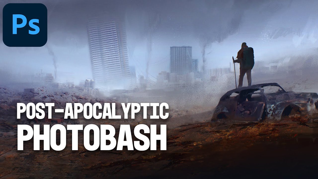 Concept Art Photobash - Timelapse (4K) - YouTube