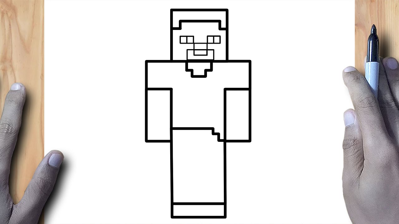 Como Dibujar A Steve De Minecraft Como Dibujar Minecraft Youtube Porn Sex Picture