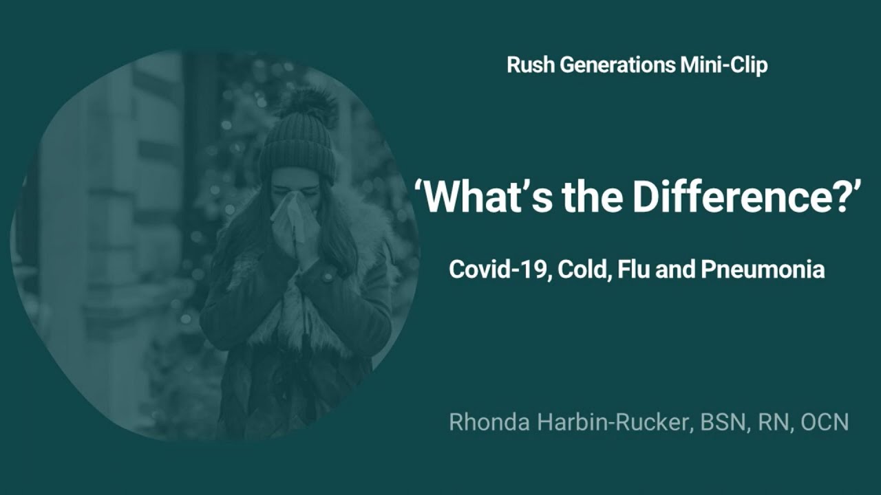 What's the Difference? Covid-19, Cold, Flu and Pneumonia Mini-Clip ...