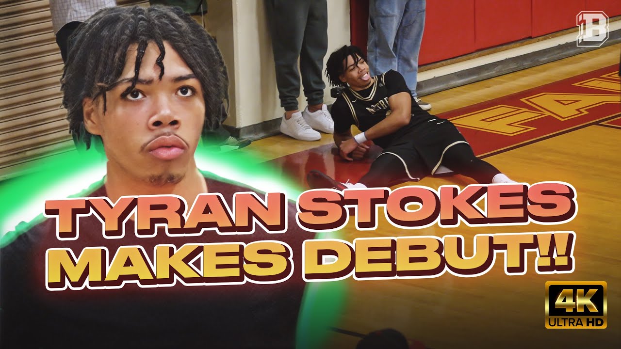Tyran Stokes goes OFF for 20 in junior season debut!! |#1 PLAYER IN THE ...