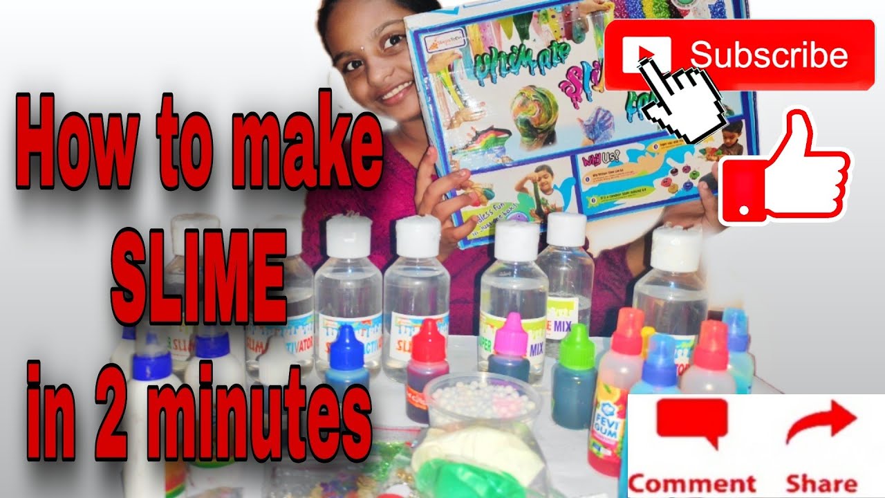 HOW TO MAKE SLIME | RED COLOR SLIME | USING ULTIMATE SLIME LAB | SLIME# ...