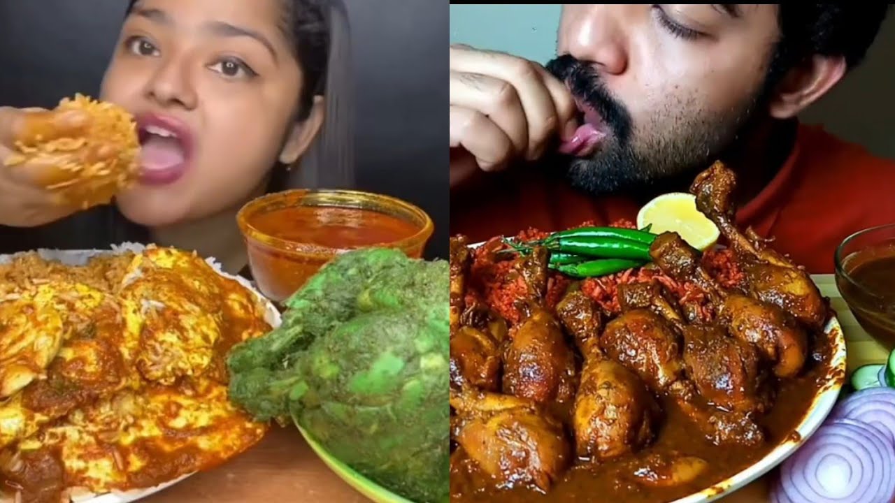 INDIA AN FOOD MADDY EAT MUKBANGERS EATING COMPILATIONS - YouTube