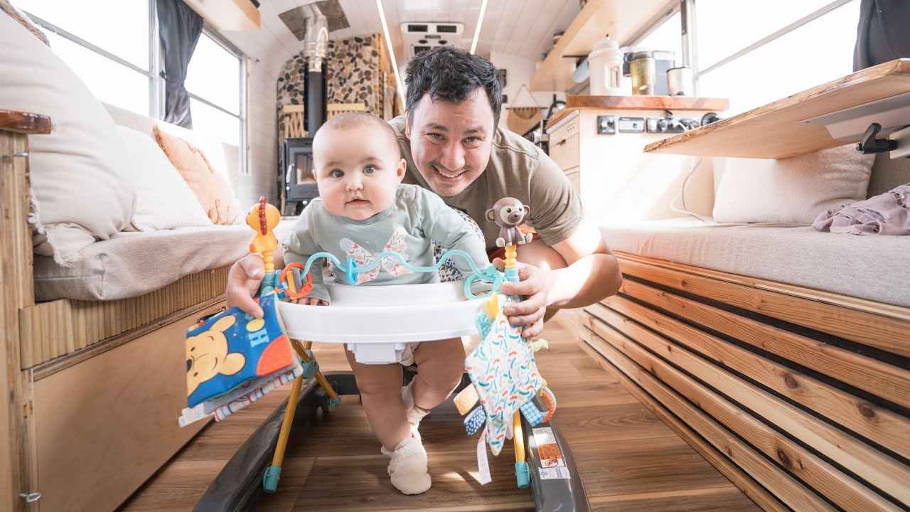 Realistic Bus Life With a Baby - YouTube