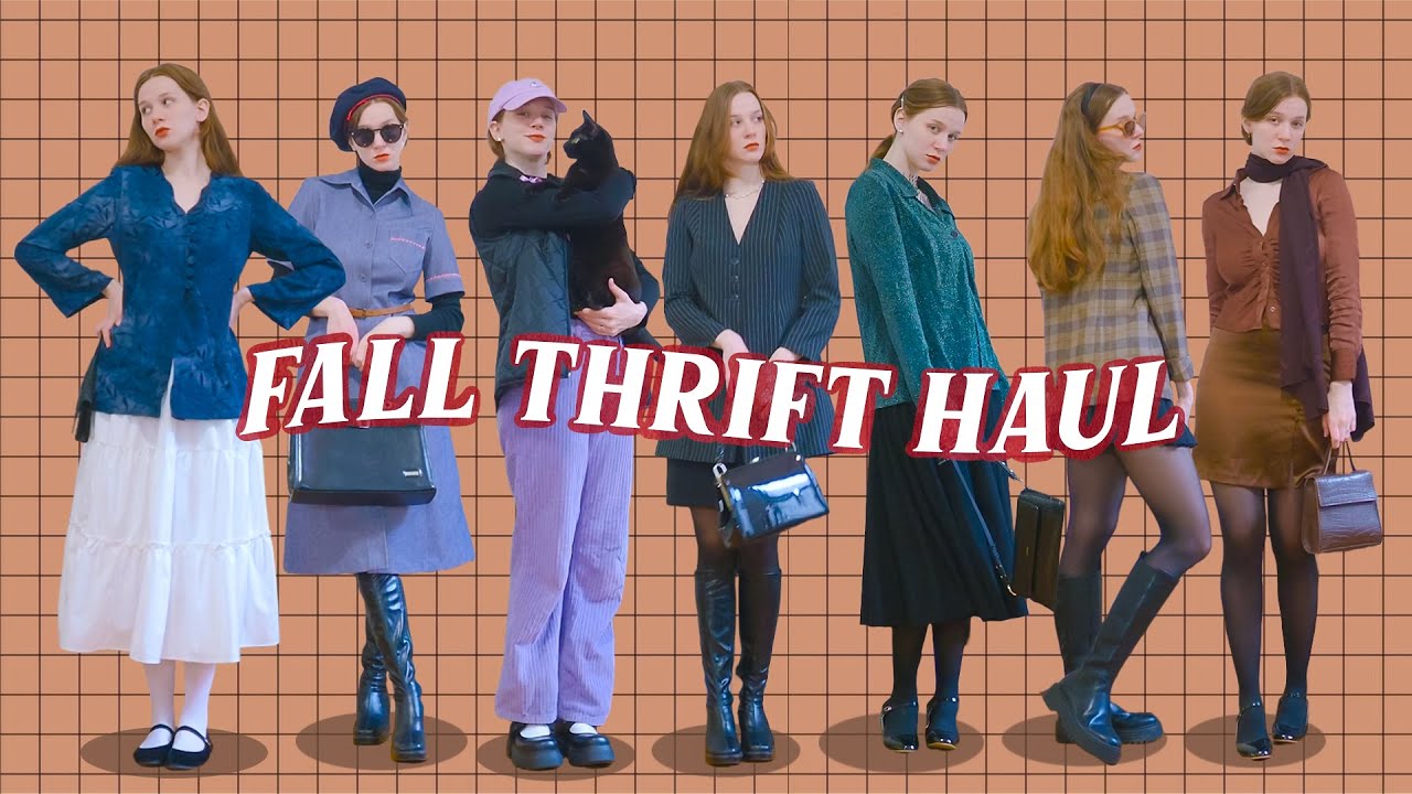 A Try-On Thrift Haul: styling my dream Fall 2023 wardrobe! - YouTube