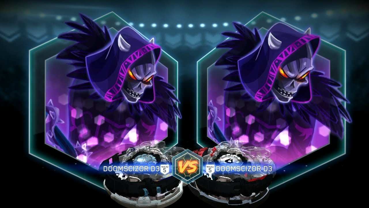 DOOMSCIZOR D3 VS DOOMSCIZOR D3 (SNAKE PIT) BEYBLADE BURST APP - YouTube