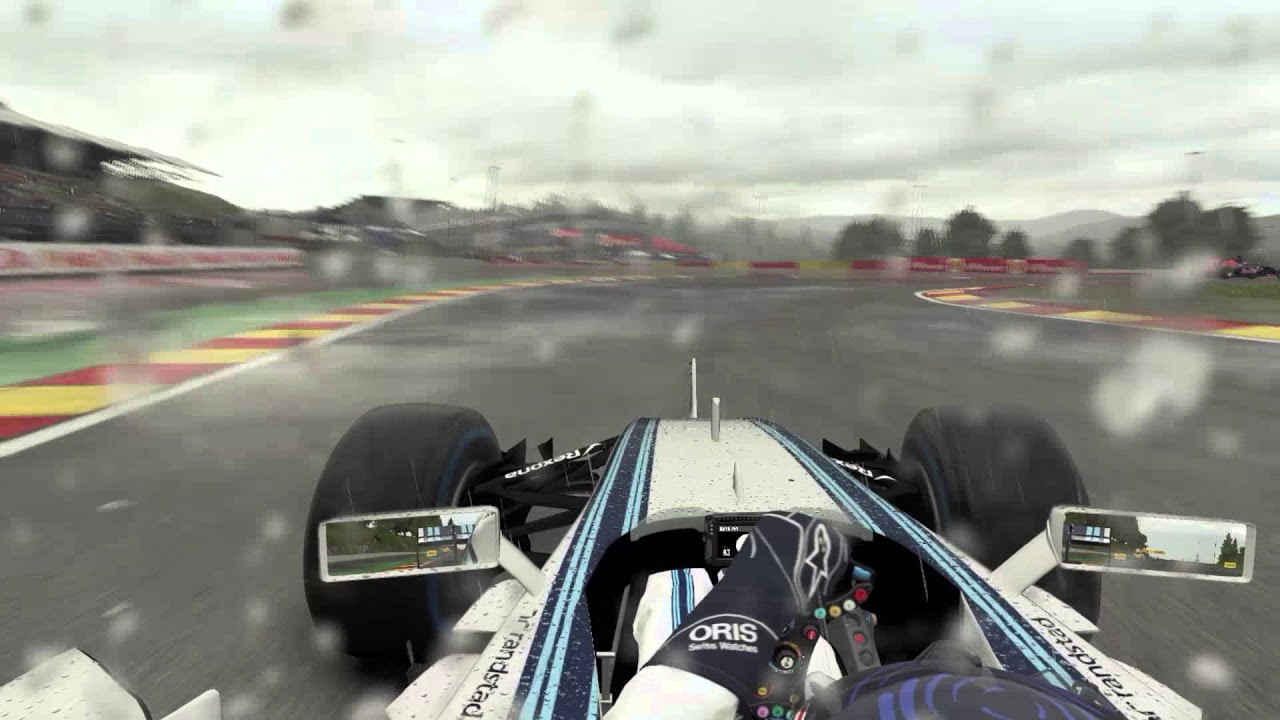 F1 2015 - 3 Lap Race - Spa - Heavy Rain - YouTube