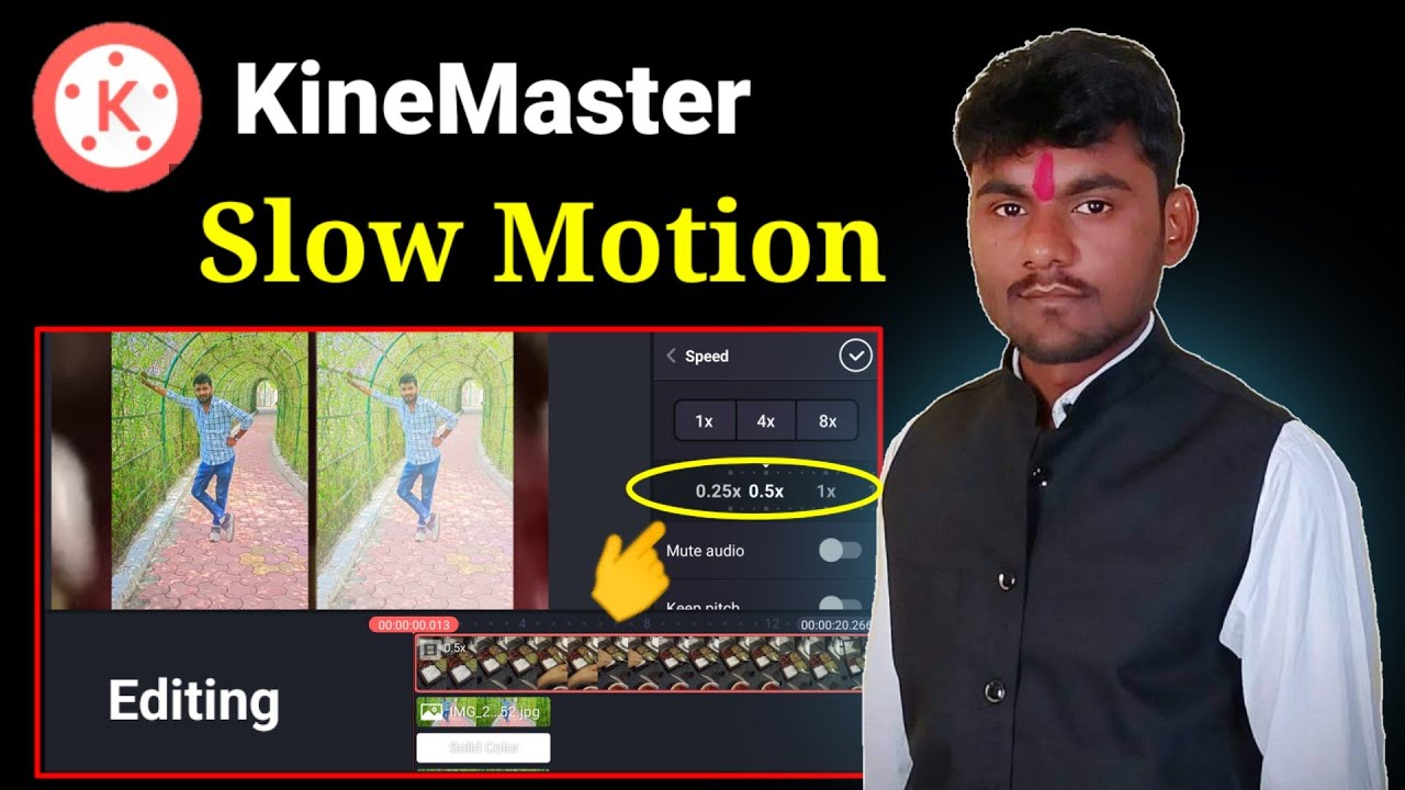 KineMaster Slow Motion Video Editing || KineMaster Se Video Ko Slow ...