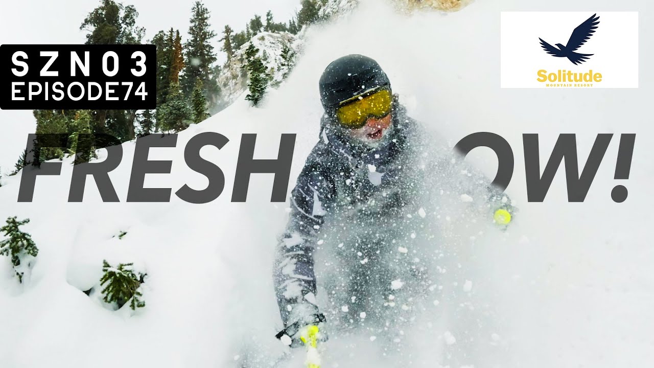 FRESH SNOW at SOLITUDE RESORT! - YouTube