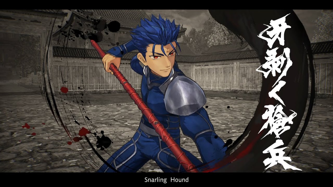 Fate/Samurai Remnant: Rogue Lancer fight - YouTube