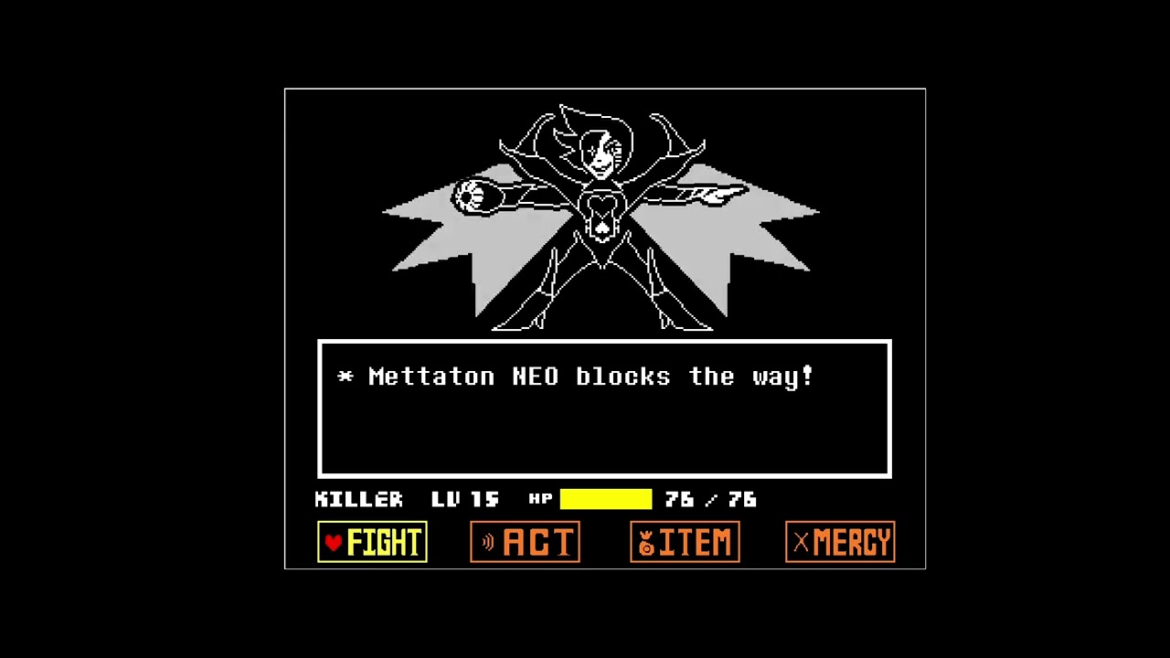 Undertale Mettaton NEO bossfight (genocide route) - YouTube