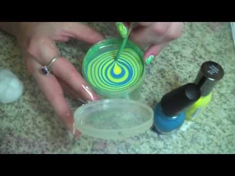 How To :: Water Marble - YouTube