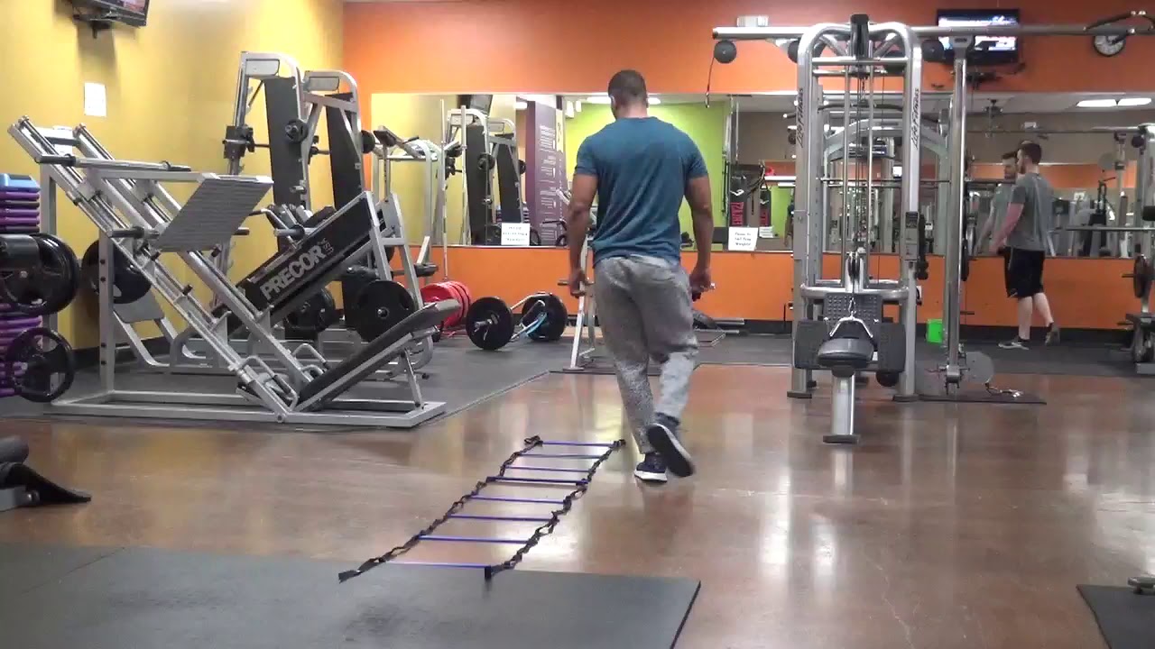 Ladder Foward Single Leg Hops - YouTube