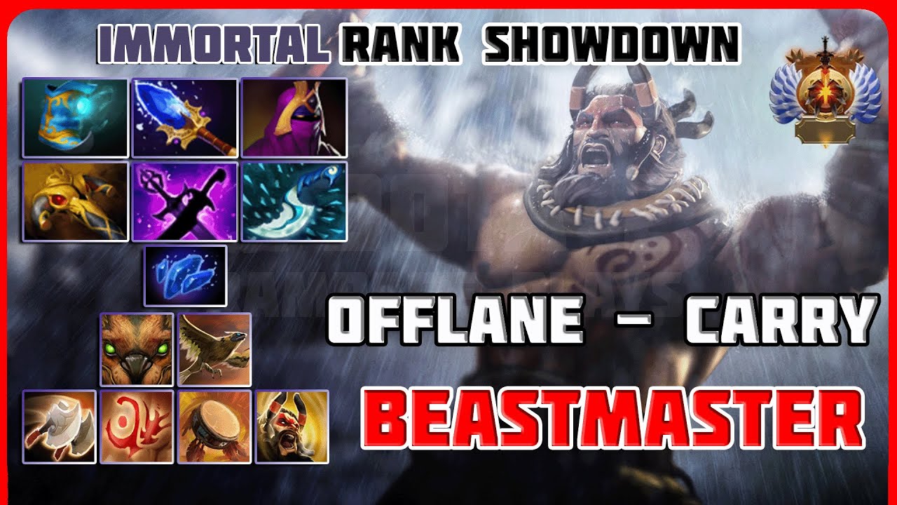 🐻 Beastmaster - The Ultimate Initiator! Immortal Gameplay 7.35b - Dota ...