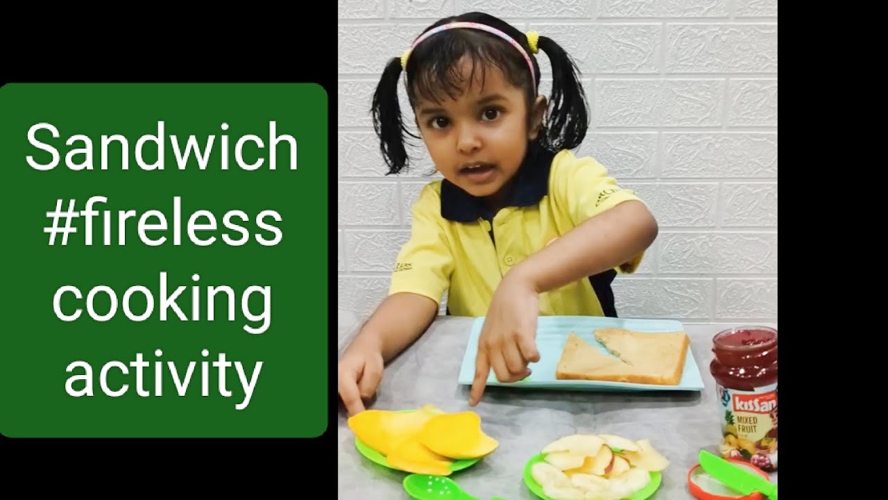 Junior Chef Tvarita | Sandwich making fun| #firelesscooking # ...