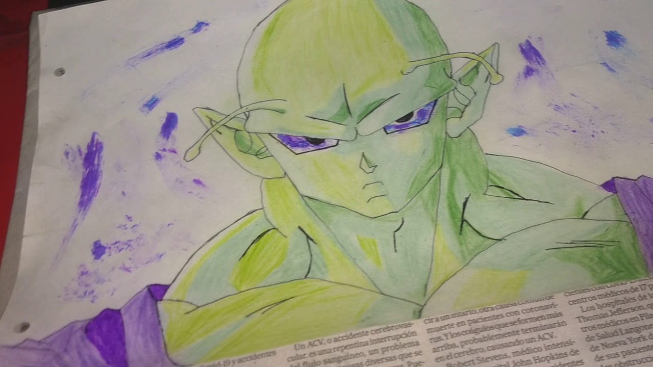 dibujando a piccolo/picoro - YouTube