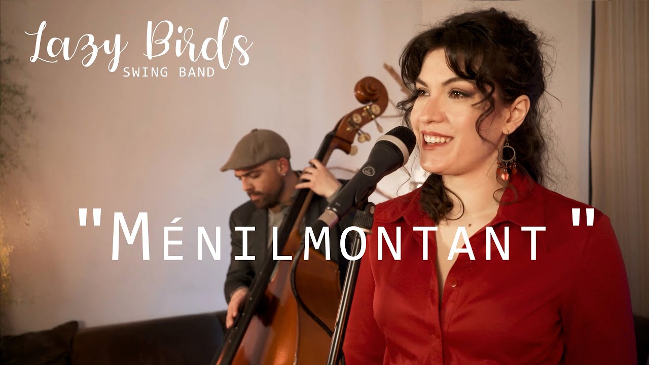 JAZZ MANOUCHE - Lazy Birds swing band - "Ménilmontant" - YouTube