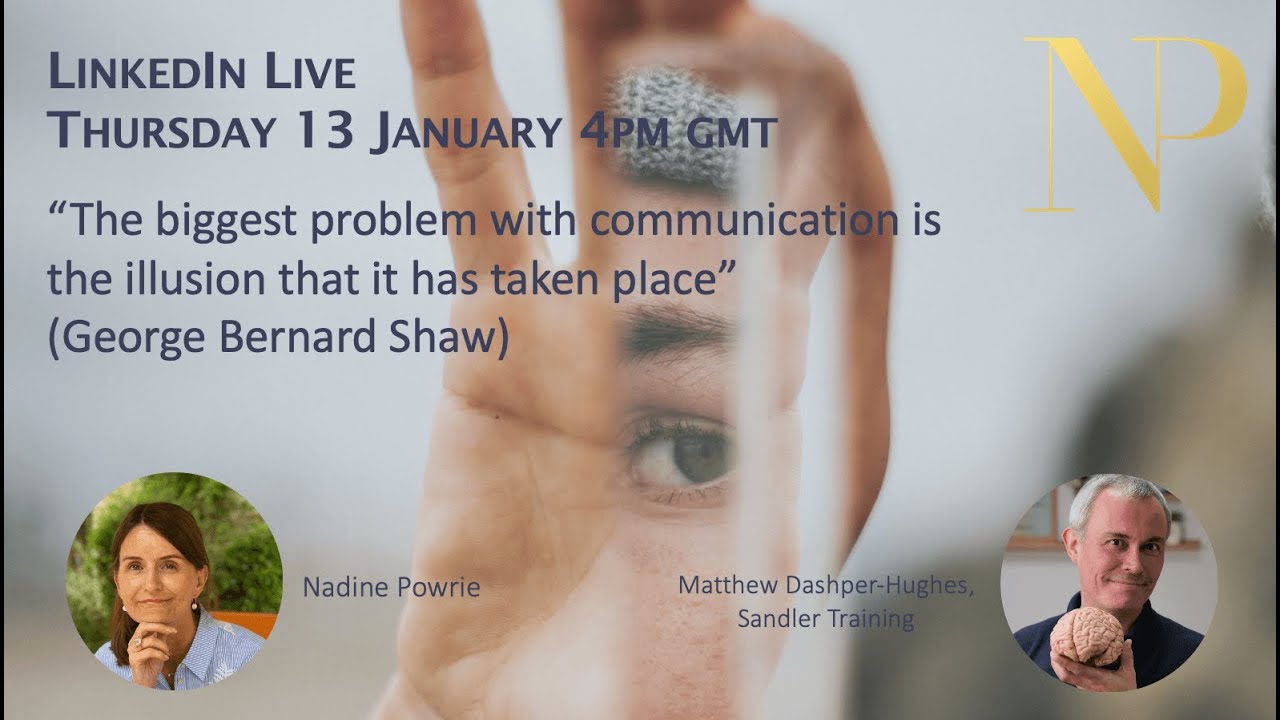 LinkedIn Live The illusion of communication - YouTube