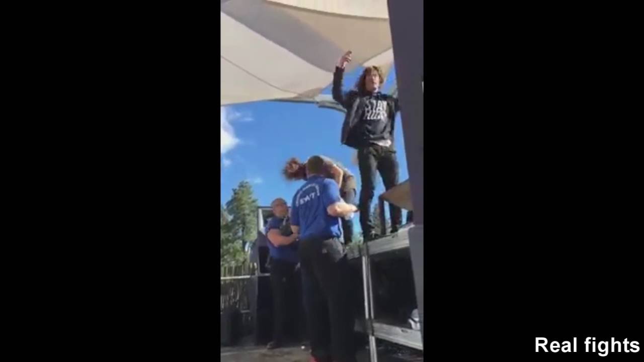 Security fight at a concert - Real Fights - YouTube