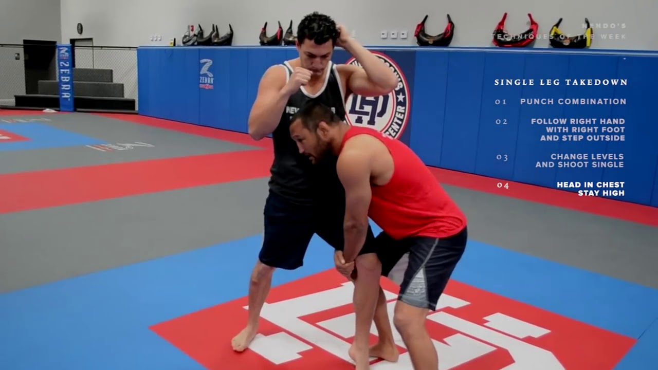 How To Do a Single Leg Takedown ( By Dan Henderson) - YouTube