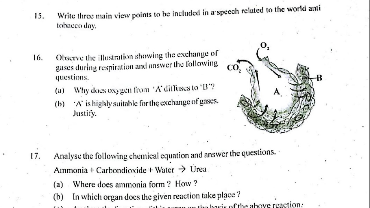 BIOLOGY CLASS 9 Half Yearly 2017 Kerala State Syllabus 2019 biology-class-9-half-yearly-2017-kerala-state-syllabus-2019
