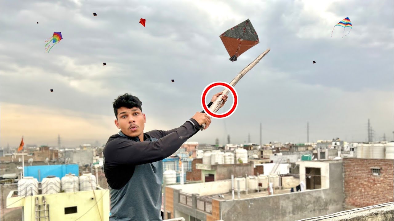Caught Kites in My Roof | how to caught kite | Kites Vlog | - YouTube