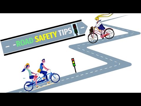 Road Safety Tips for Pedestrians and Cyclists - YouTube