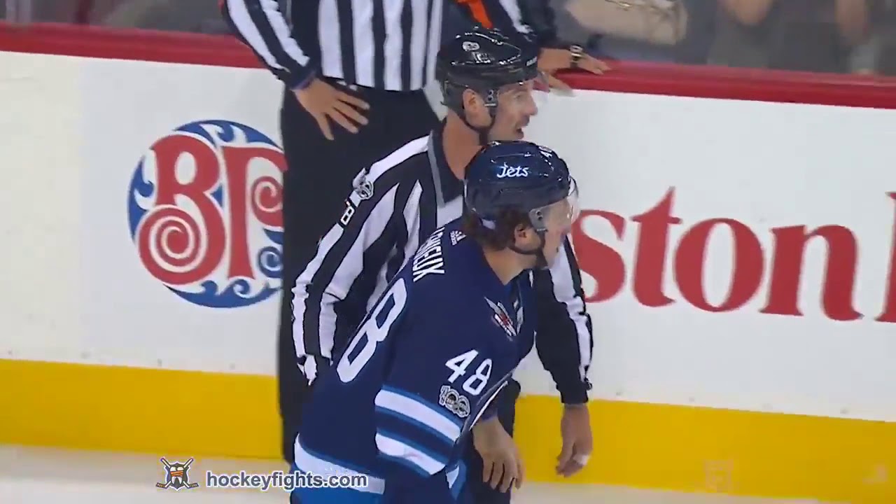 NHL Fight Gemel Smith vs Brendan Lemieux Nov 2 2017 Хоккейные драки ...