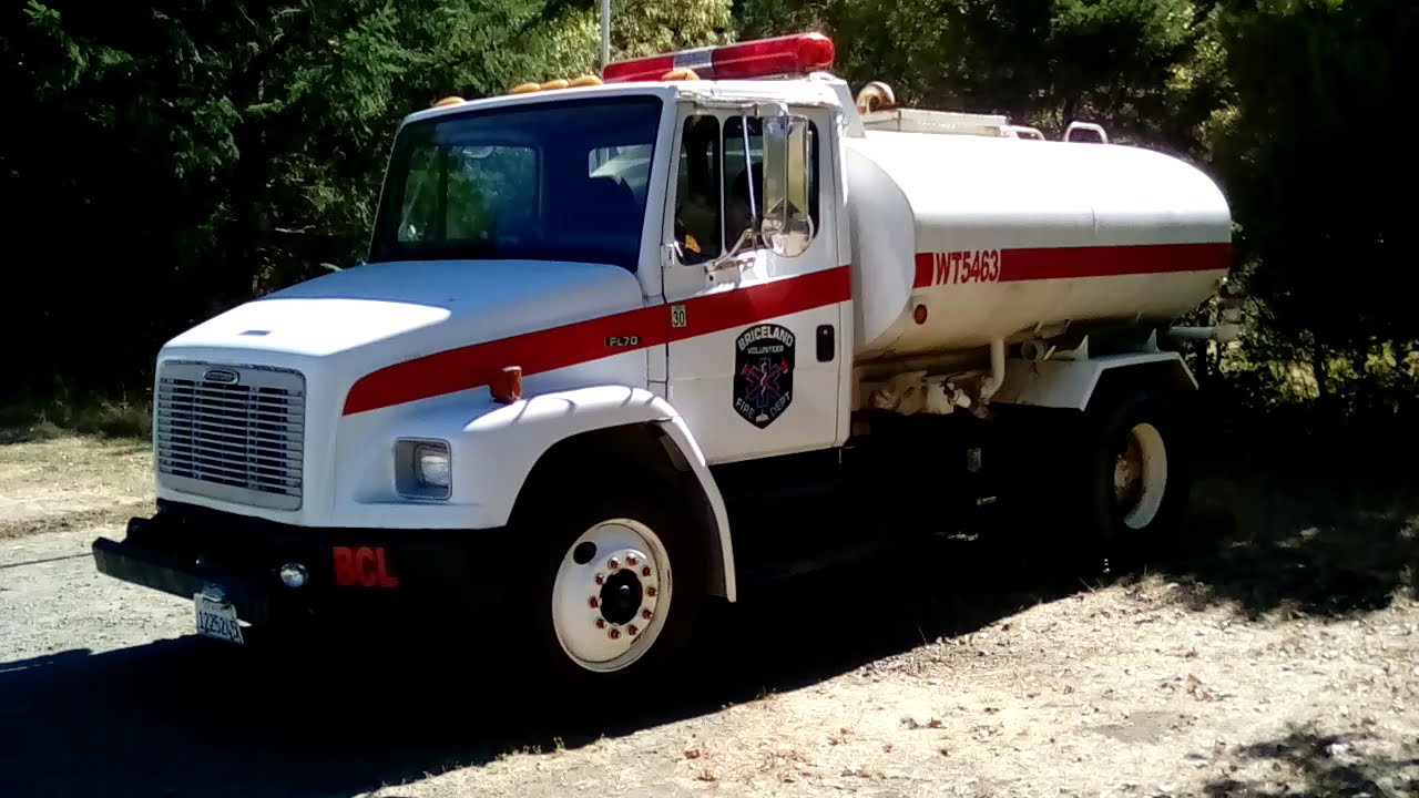Briceland Volunteer Fire Department Water Tender 5463 and Utility 5405 ...