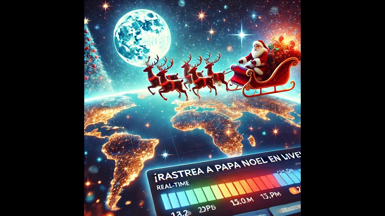 En Vivo: ¡Sigue el Recorrido de Papá Noel Alrededor del Mundo! 🌍 - YouTube