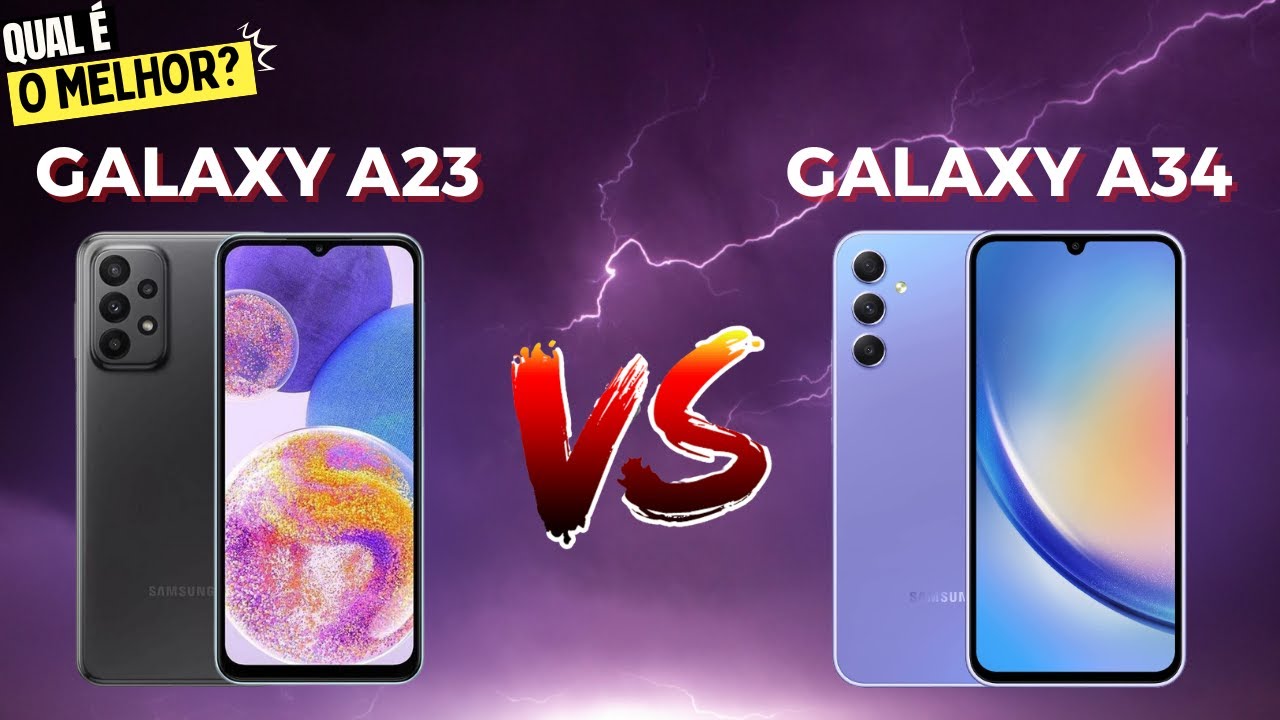 Galaxy A23 4G vs Galaxy A34 5G [COMPARATIVO] - YouTube