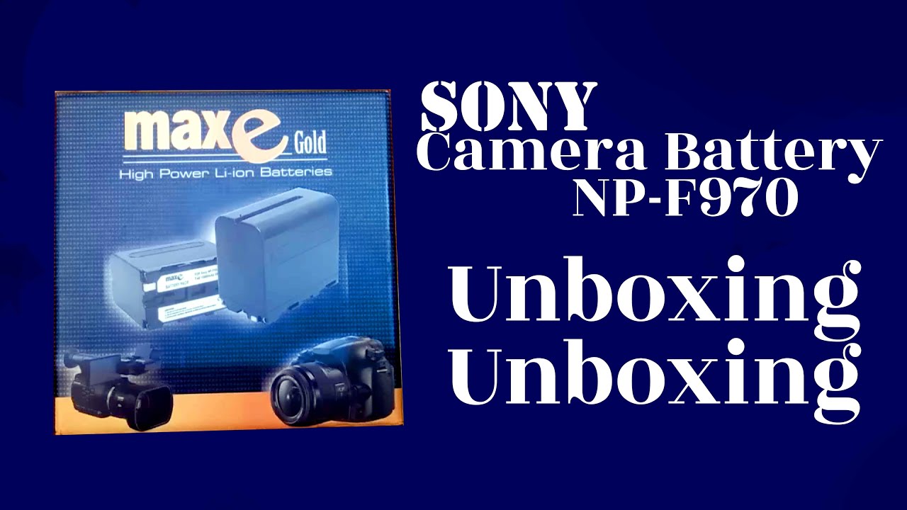 Max Np-F970 l Sony camera battery np f970 l NP Series camera battery l ...