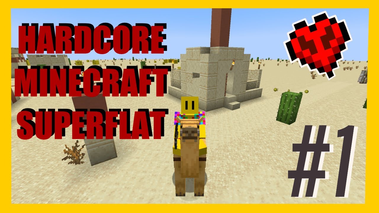 Hardcore Minecraft Superflat: THE DESERT! : EP1 - YouTube