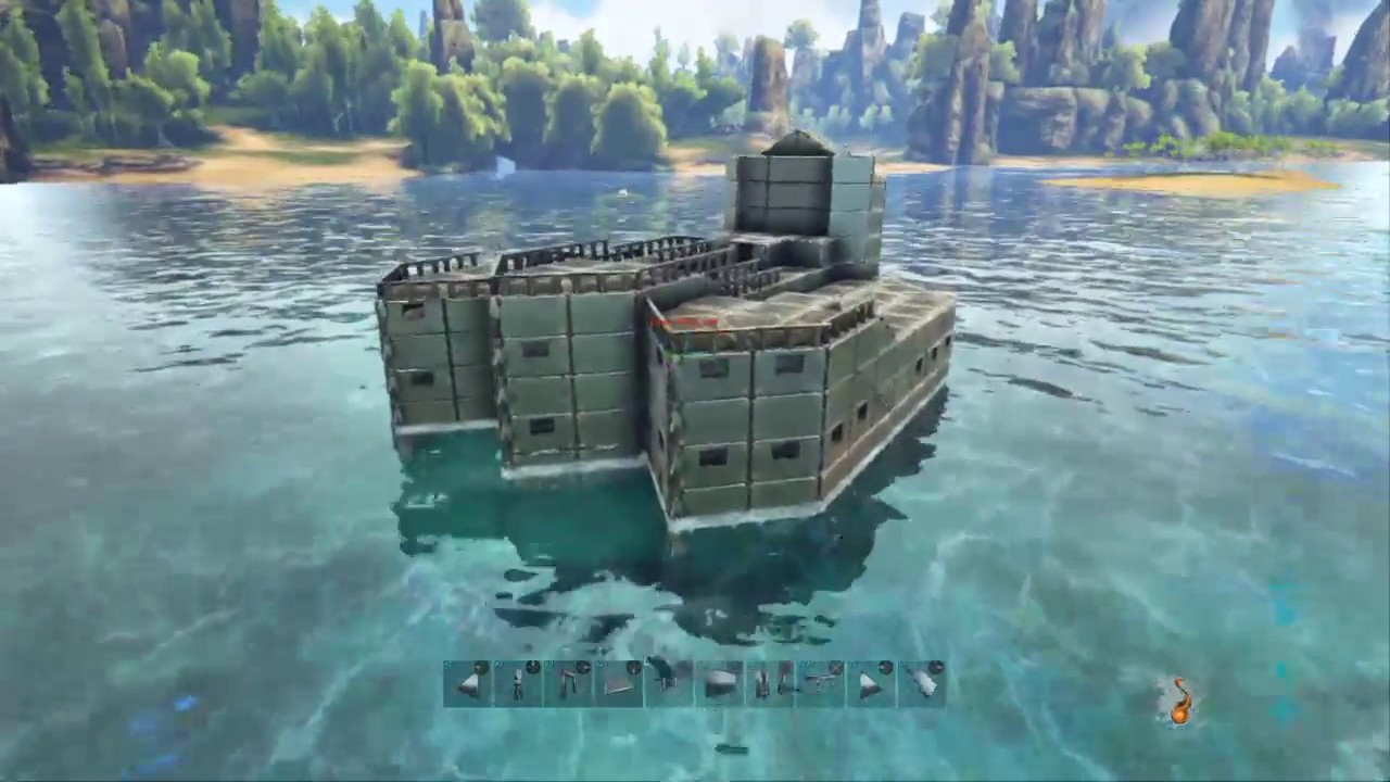 Ark the 2018 war ship build Ep 3 - YouTube