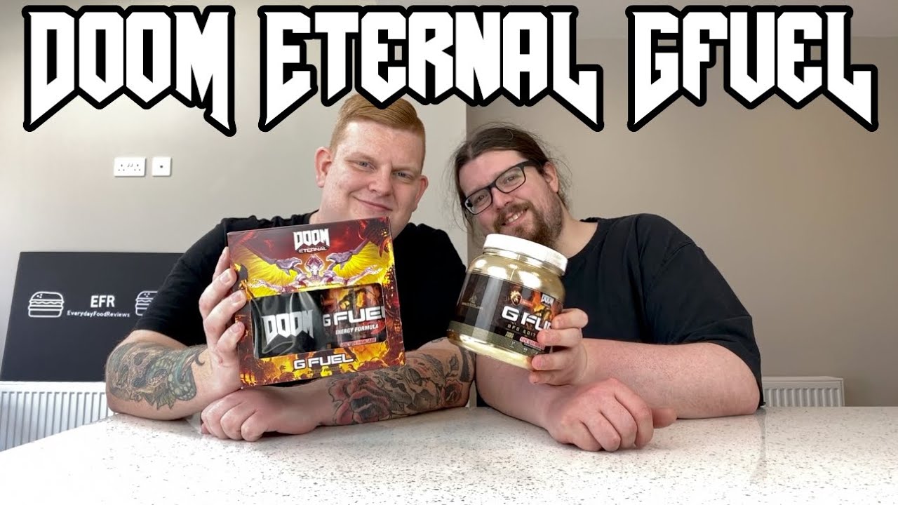 GFUEL DOOM ETERNAL Spicy Demonade Collectors Edition unboxing and BFG ...
