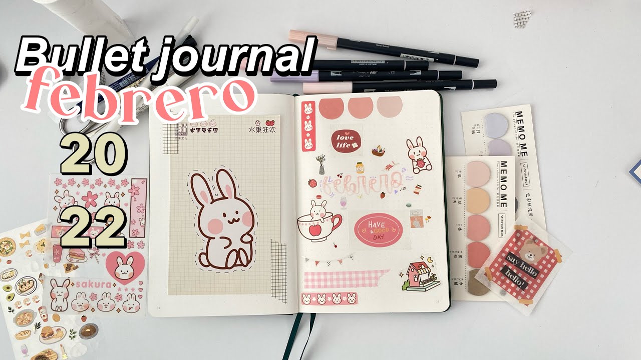 BULLET JOURNAL FEBRERO 2022 💗 - YouTube