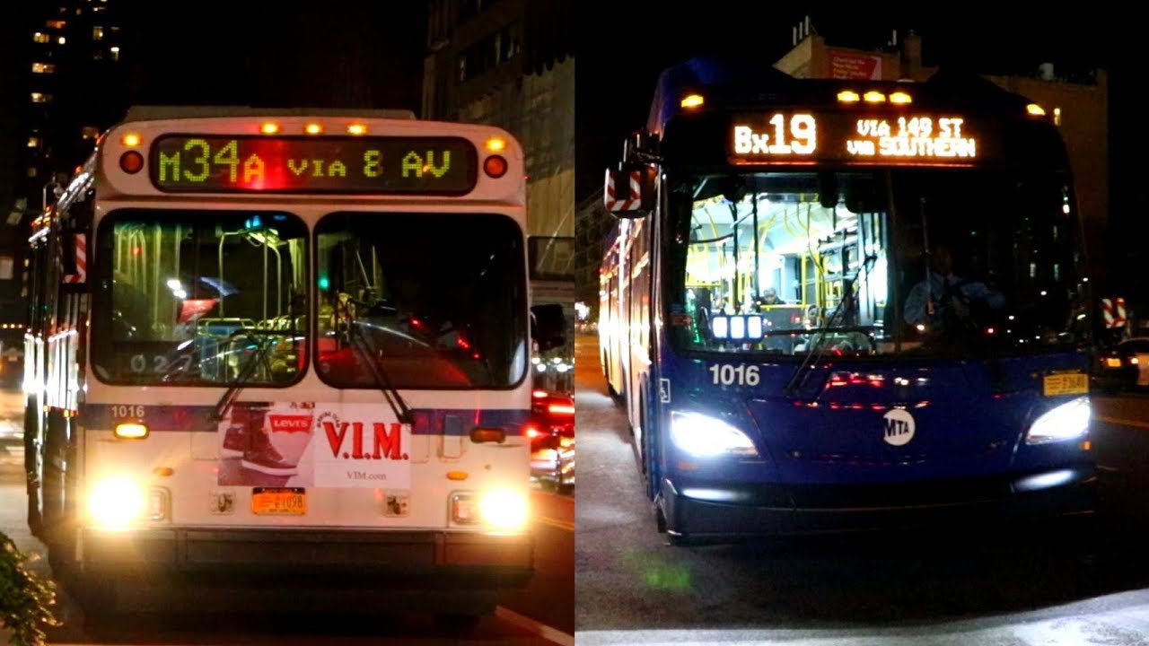 MTA New York City Bus : New Flyer Articulated Bus 1016, Then & Now ...