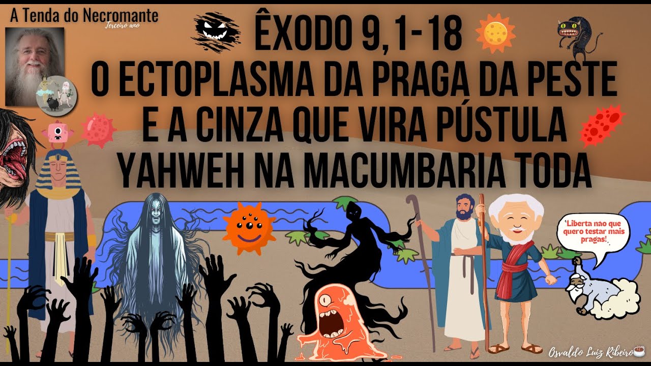2659. Êxodo 9,1-18. Ectoplasma da praga da peste. Cinza que vira ...